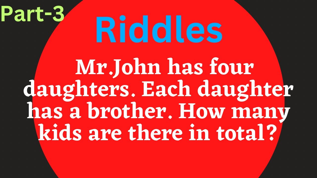 Can you answer the riddles, Part-3 #knowledge #riddles #quiz #fun # ...
