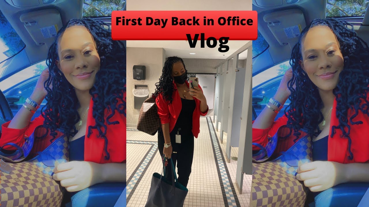 FIRST DAY BACK IN OFFICE - 9-5 VLOG - YouTube