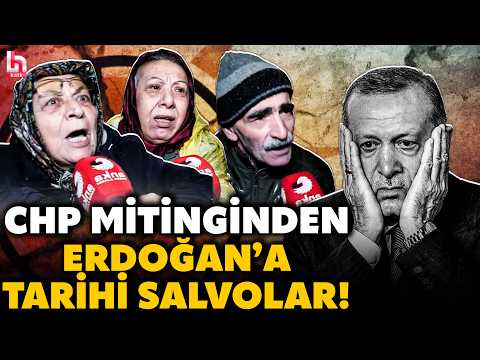 ERDOĞAN'I YERLE YEKSAN ETTİLER! CHP mitingindeki yurttaşlar tek yürek oldu! AKP temelden sarsılacak!