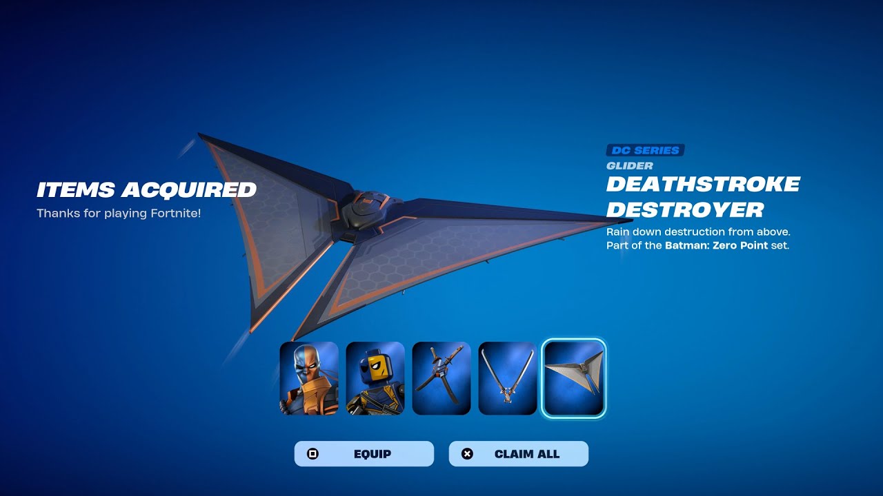 How To Get Deathstroke Destroyer Glider NOW FREE CODES In Fortnite! - YouTube