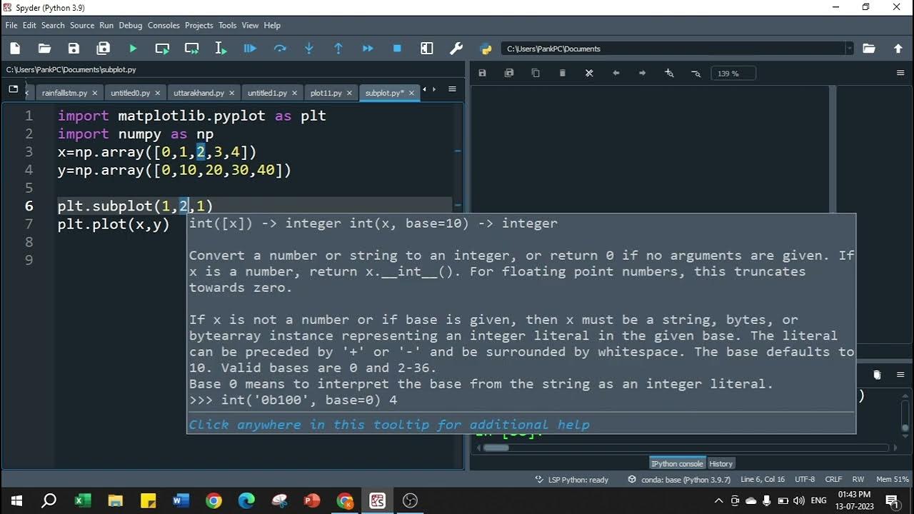 Subplot In Matplotlib Machine Learning Tutorial In Hindi Part 12 Youtube