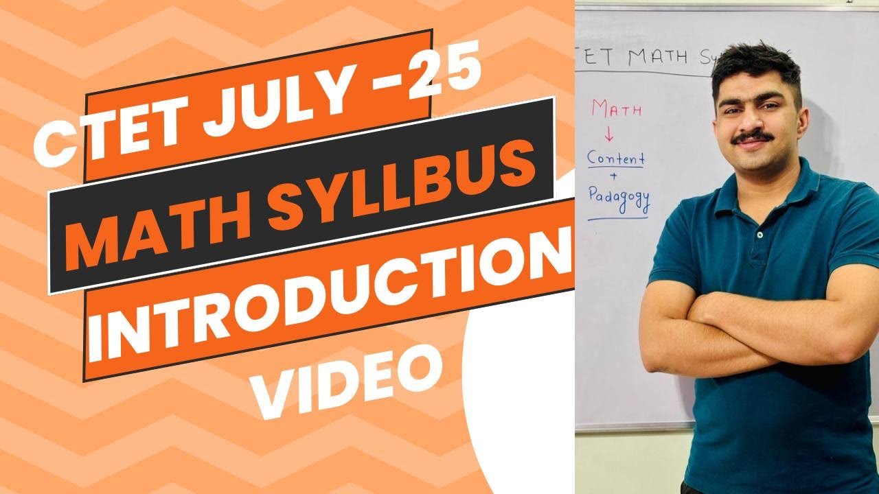 Ctet Math Syllabus Video #mathsbysumitsir #cteteacher #ctetmath #ctet # ...