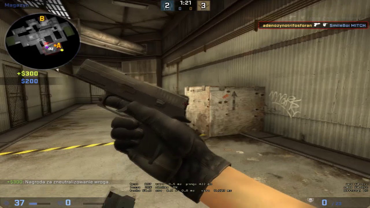 CS:GO - WHEN PING IS OVER 500ms - YouTube