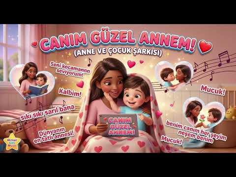 Canım Güzel Annem! ❤️ (Miniklerin Anne Şarkısı) | Eğitici Çocuk Şarkıları | Akman Kids Music
