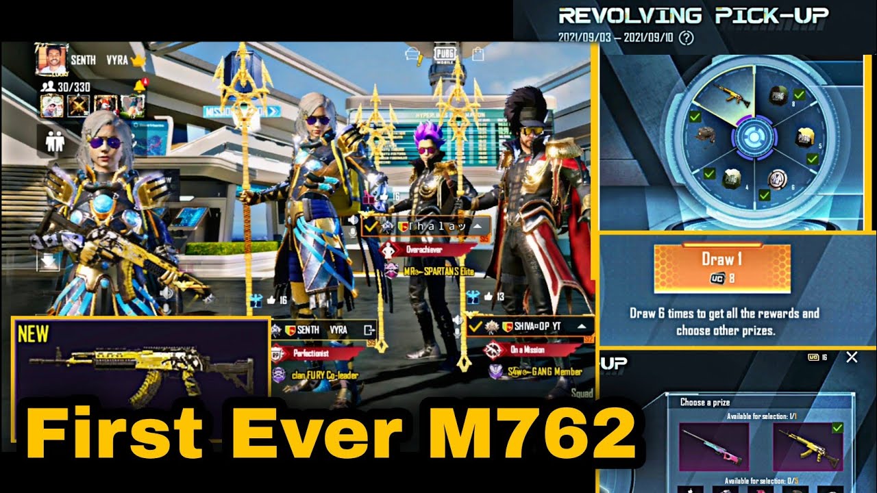 My First M762 😍😘 | REVOLVING PICK UP 🥰 | UC SPIN NEW AWM M762 SKIN ...