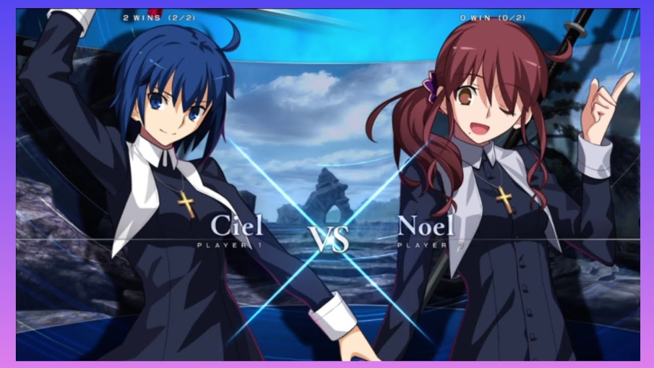 MELTY BLOOD TYPE LUMINA SITE: CIEL VS NOEL - YouTube