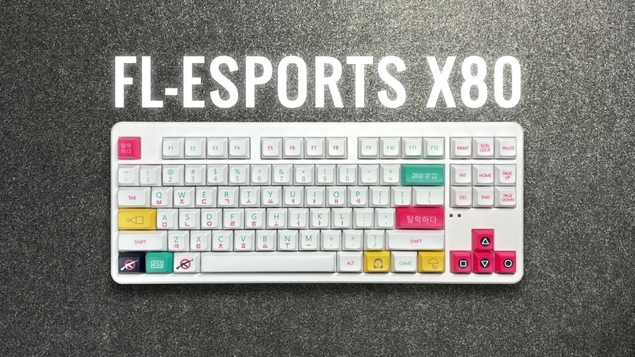 FL-ESPORTS X80ㅣTHE keyboard that can be customized to your liking with ...
