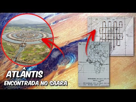 Os ARQUIVOS SECRETOS DO EGITO - O olho do Saara e a cidade perdida de Atlântida ENCONTRADA PELA CIA!