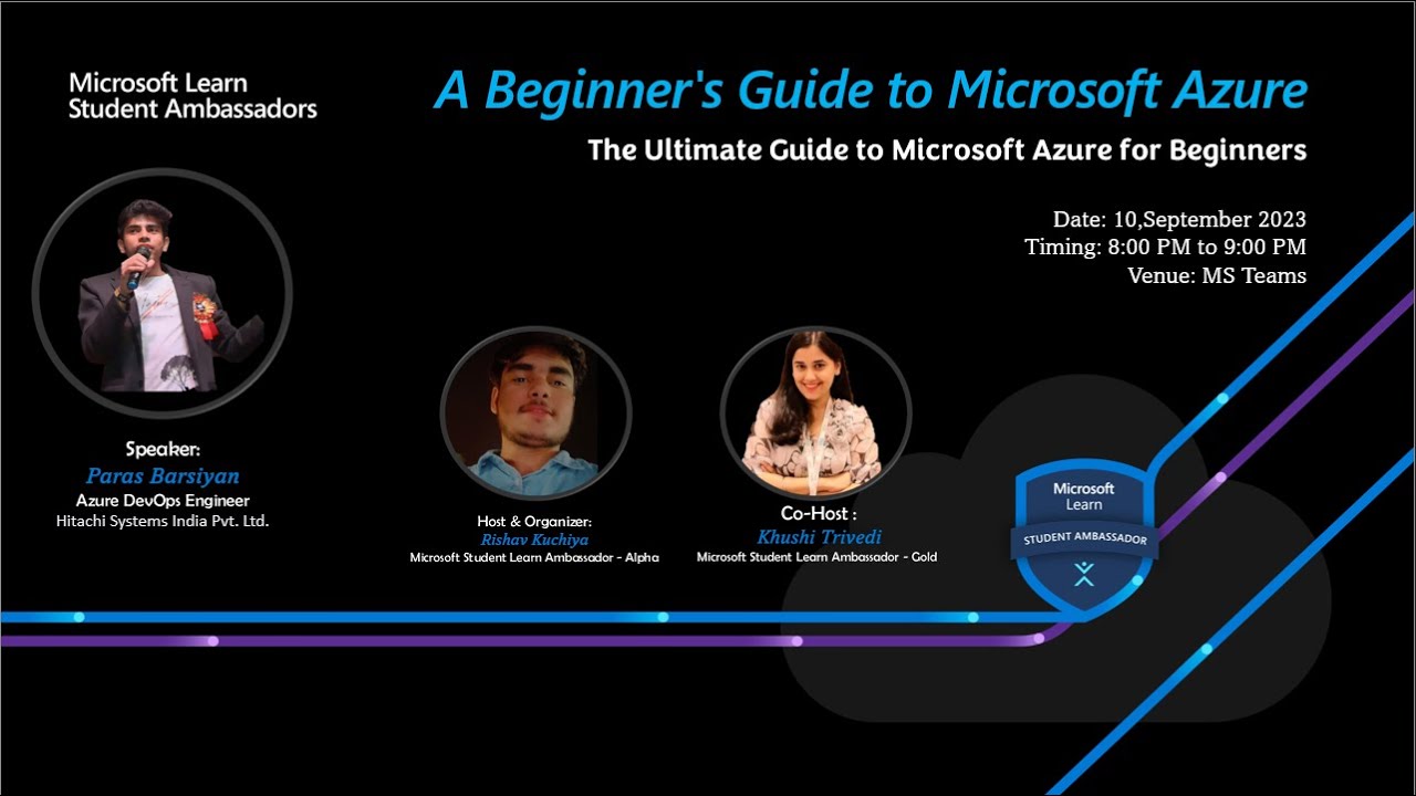 A Beginners Guild to Microsoft Azure - A virtual Event on Microsoft ...