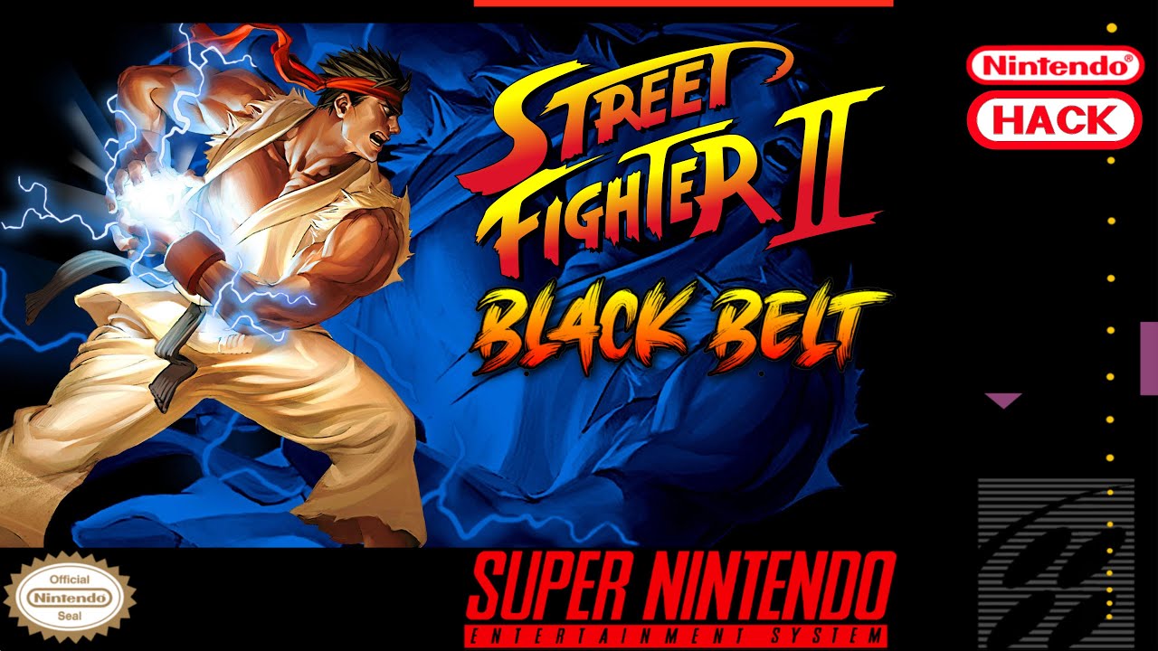 [SNES Hack] Street Fighter II Black Belt Edition - Ryu - YouTube