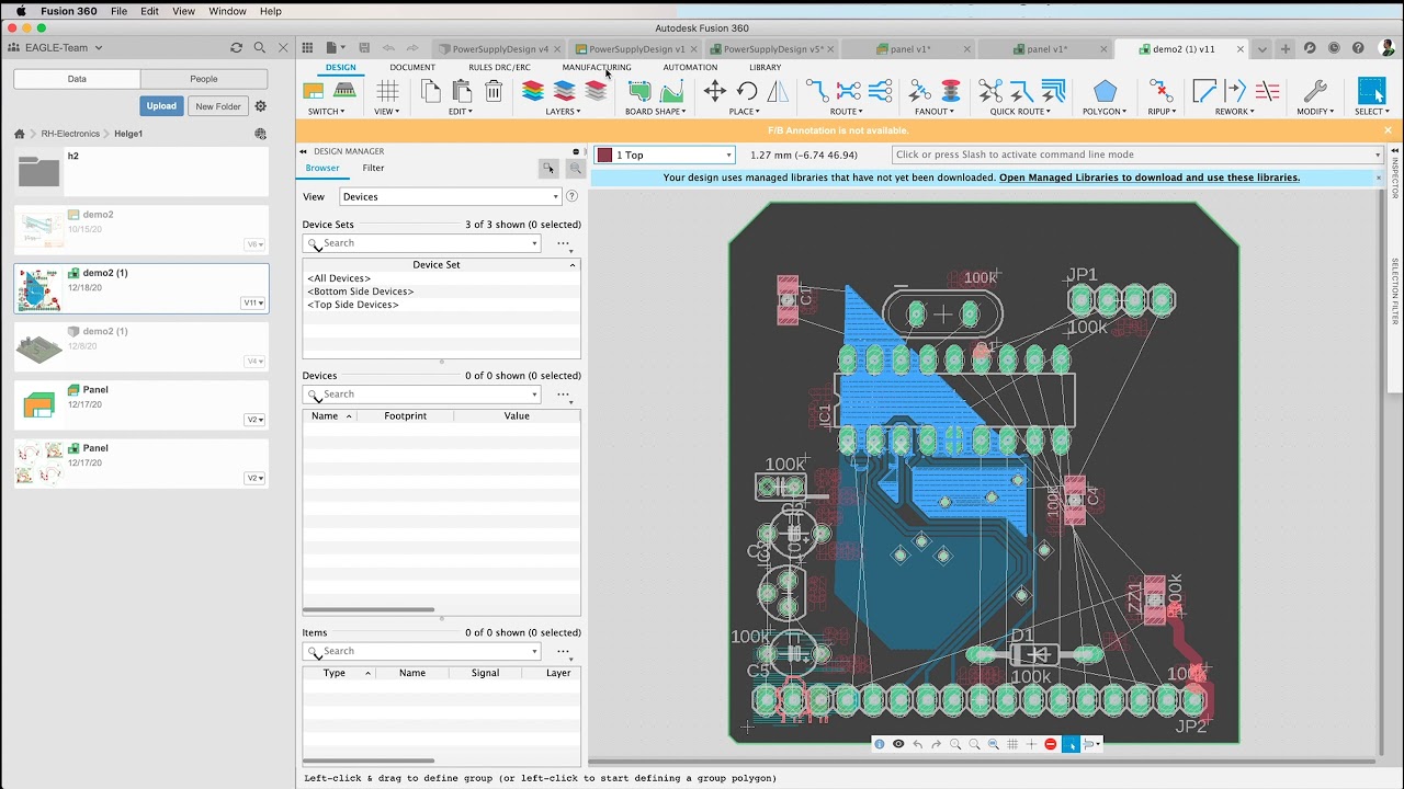 How to panelize boards for manufacturing - YouTube