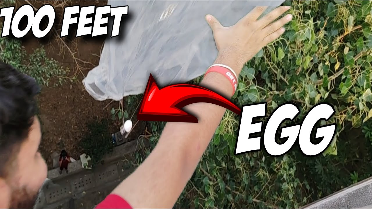Can We SAVE The Egg From 100 Feet Drop?😱 - YouTube