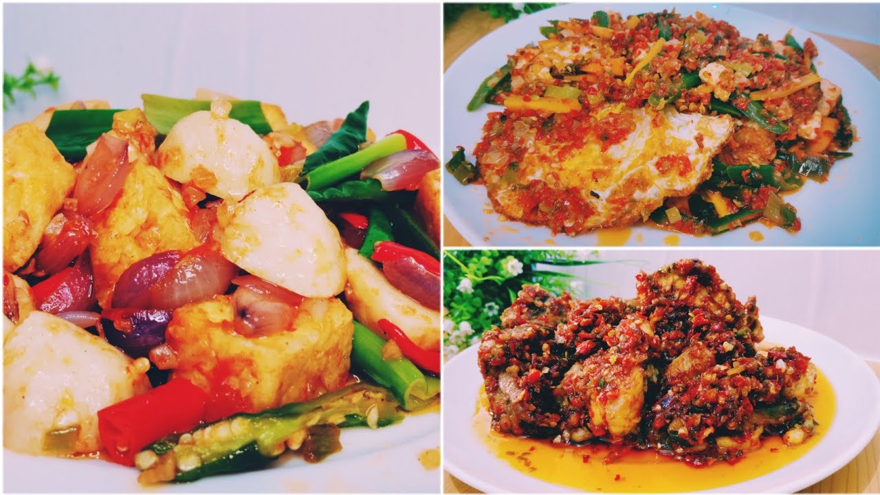 3 MENU SIMPEL ENAK DAN MUDAH COCOK UNTUK MENU SEHARI-HARI - YouTube