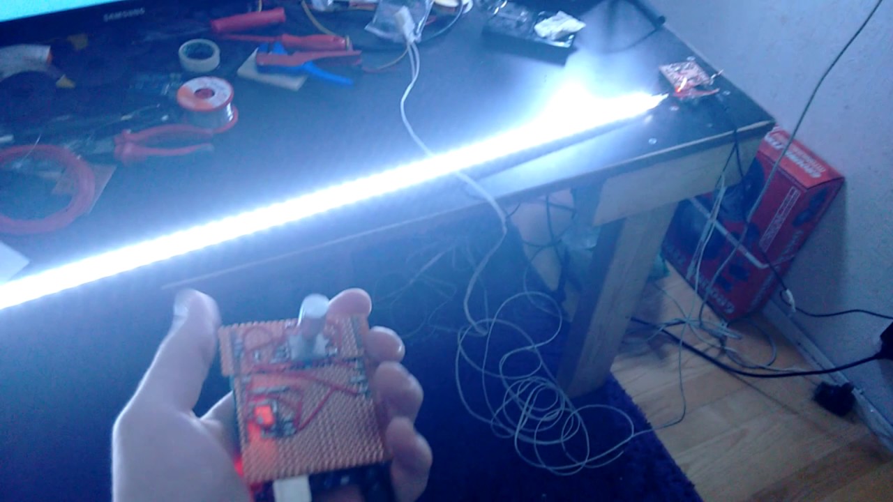 Arduino wireless LED dimmer / Controller with Color Changer - YouTube