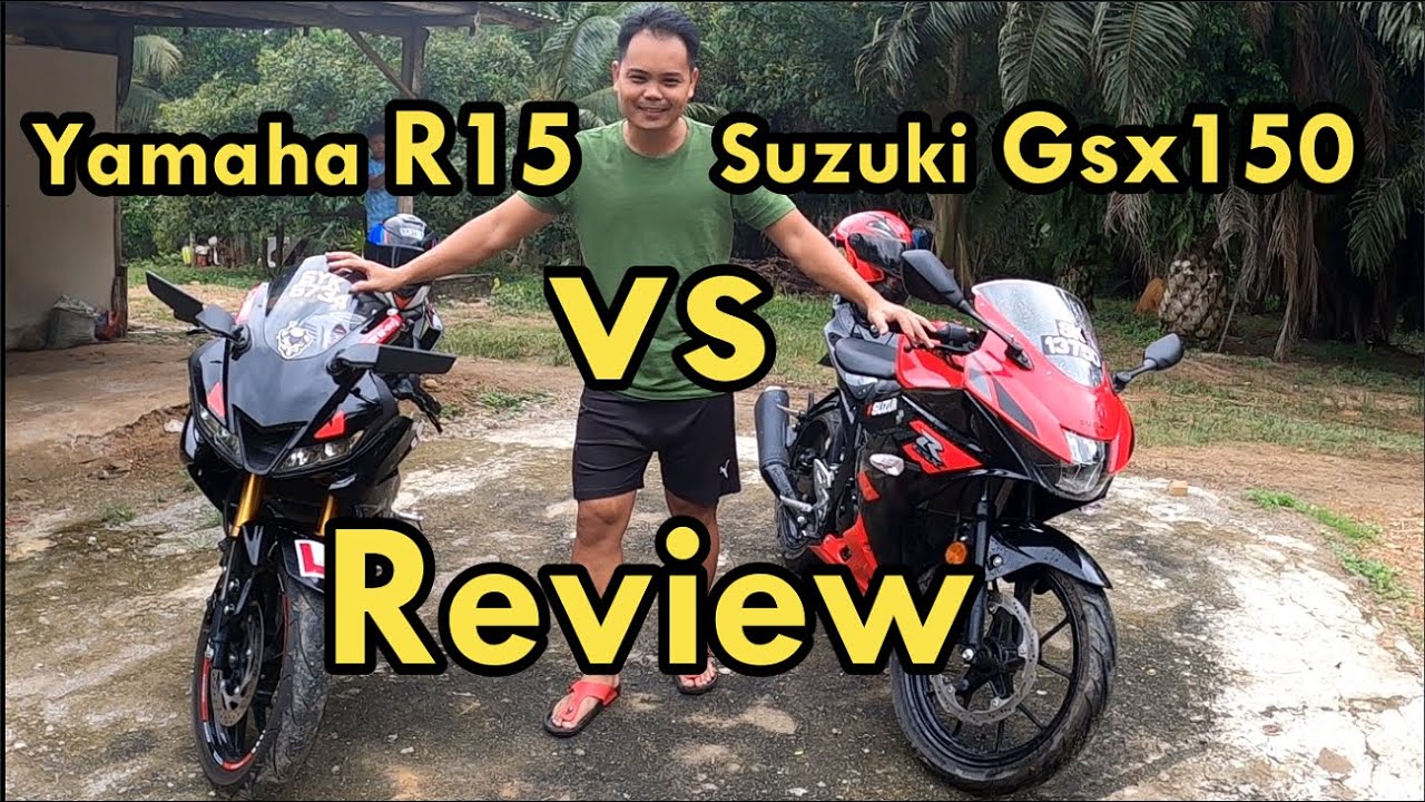 Review Yamaha R15 // Review Suzuki GSX 150 // Perbezaan antara yamaha ...