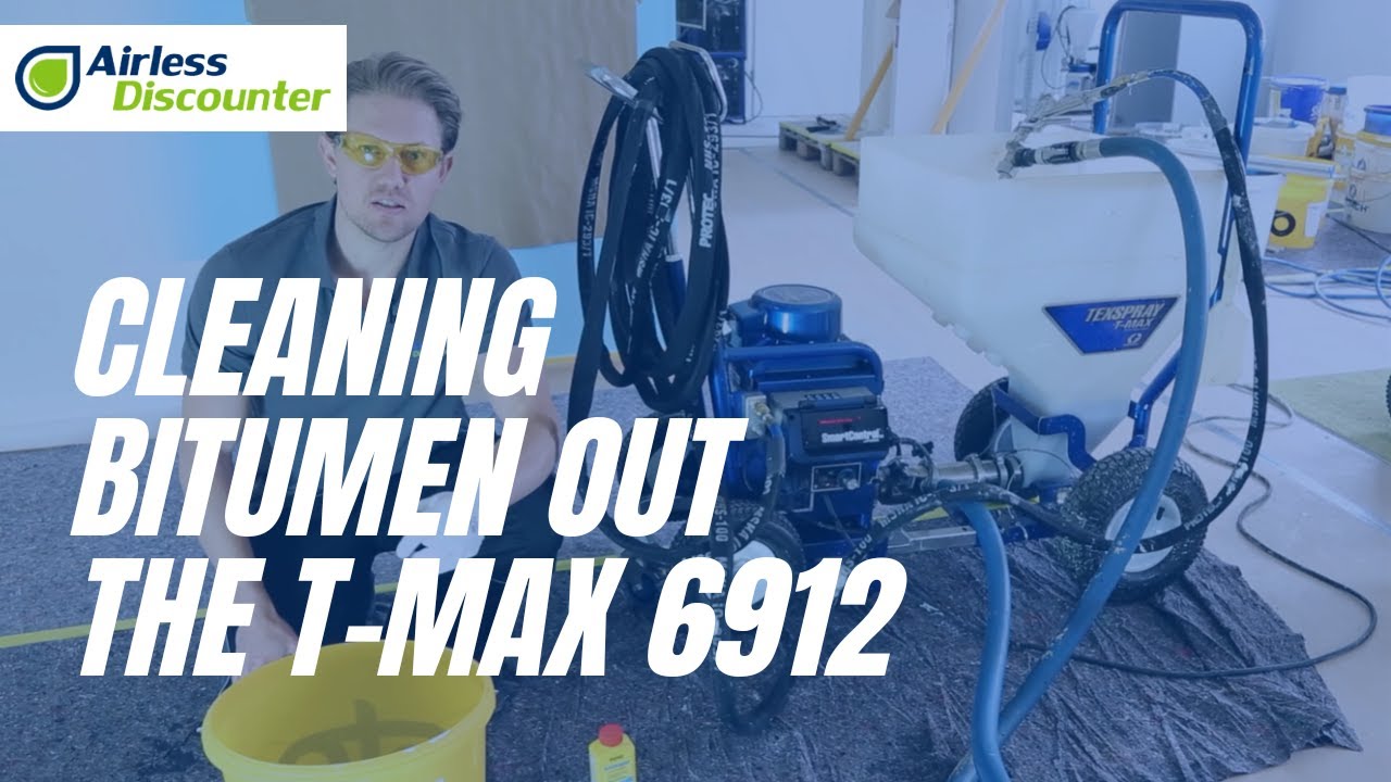 Cleaning Bitumen out the T-MAX 6912 - YouTube