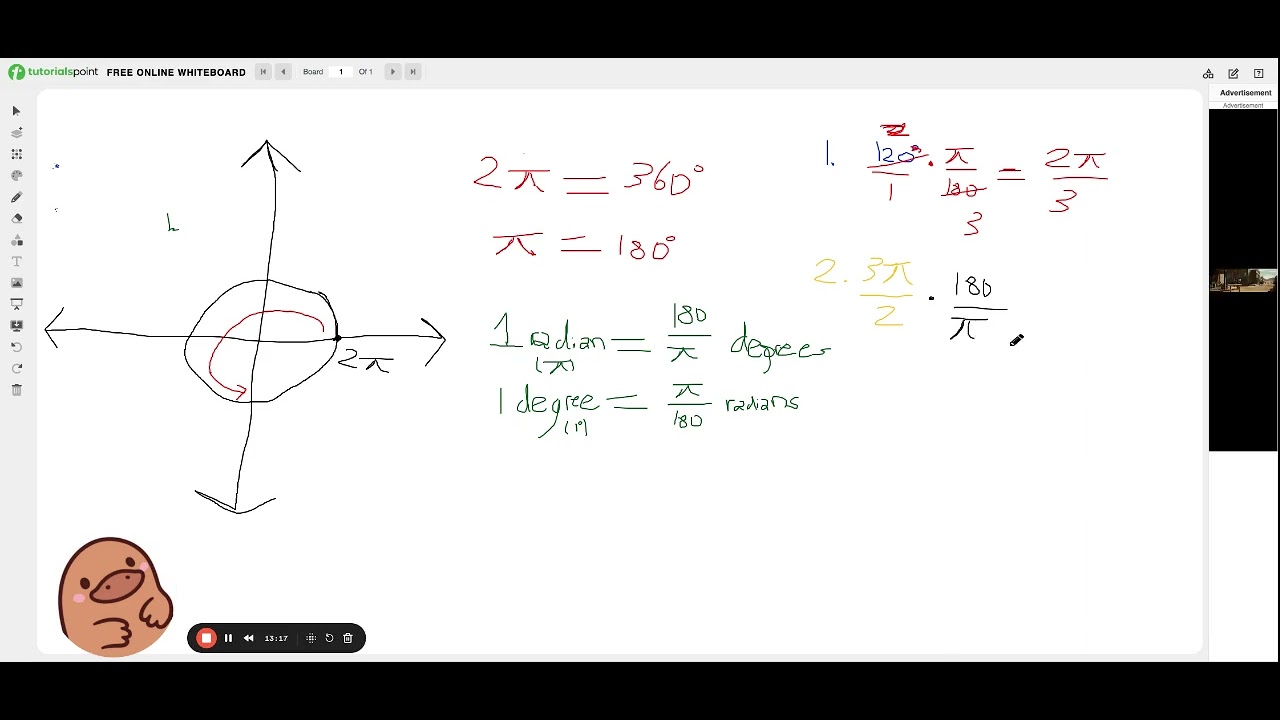 Understanding Radians and Degrees 📐 By Landon Pace - YouTube