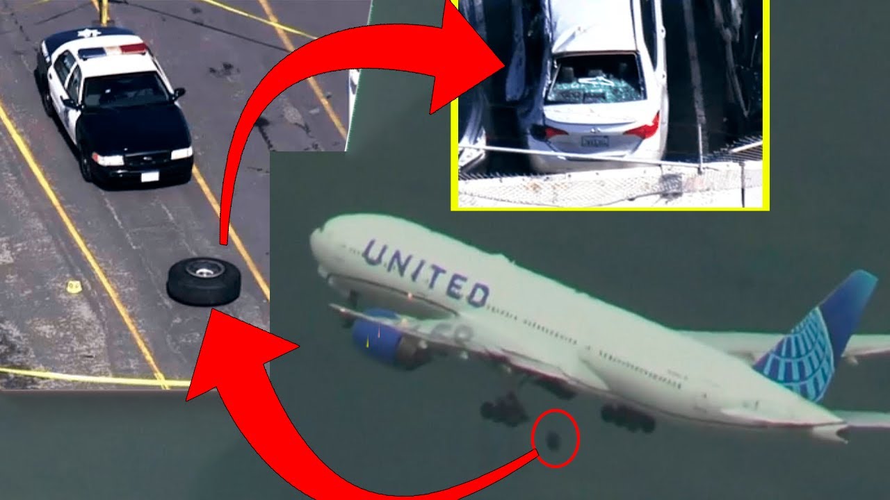 Boeing 777 pierde una rueda En el aire - YouTube