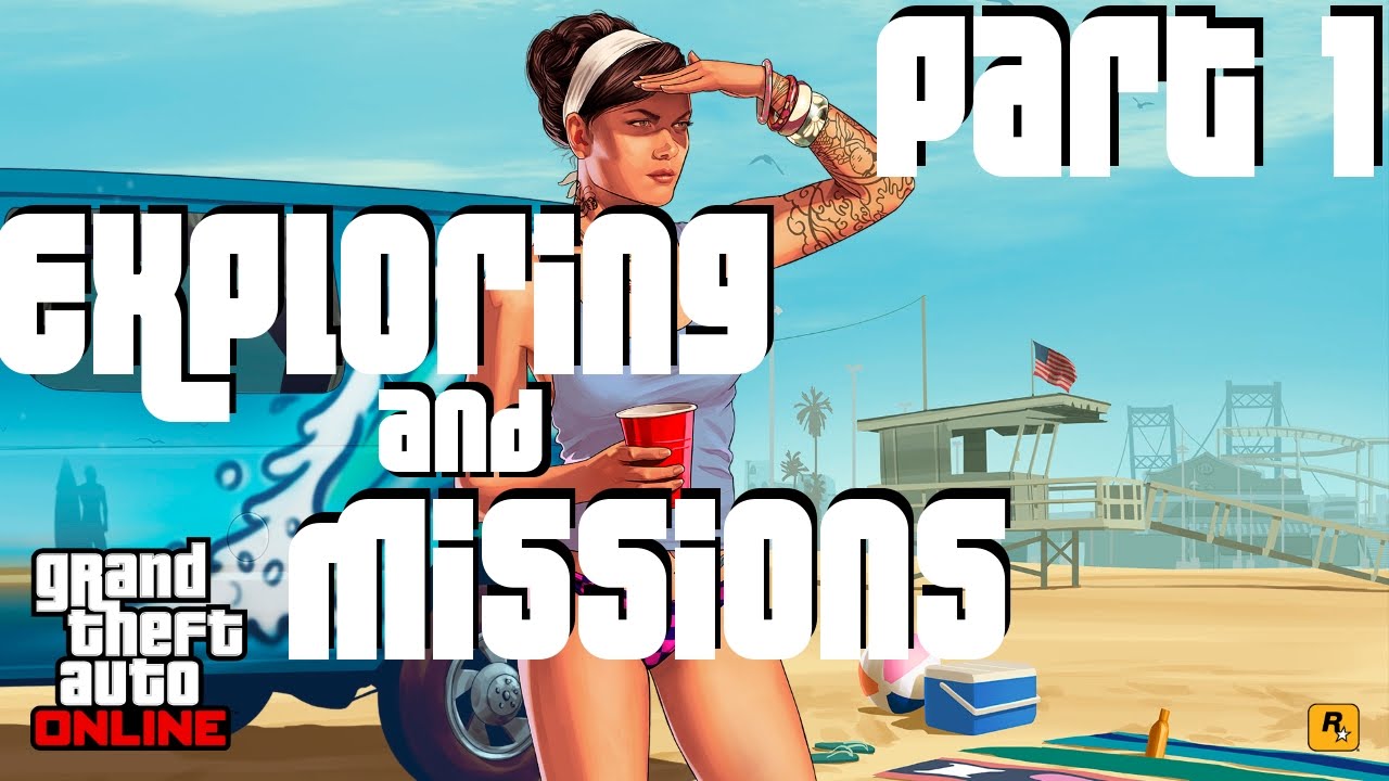 Exploring Los Santos! GTA V Let's Play Part 1 - YouTube