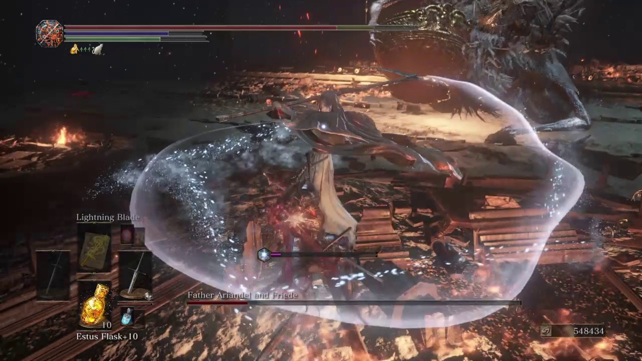 DARK SOULS 3 DLC Astora Greatsword Makes the final boss easy - YouTube