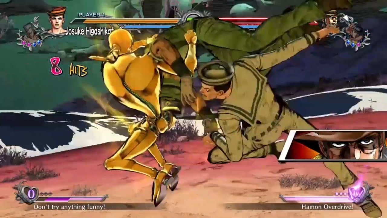 💦Josuke (Part 8) - Gameplay #2💦- JoJo Bizarre Adventure All Star Battle ...