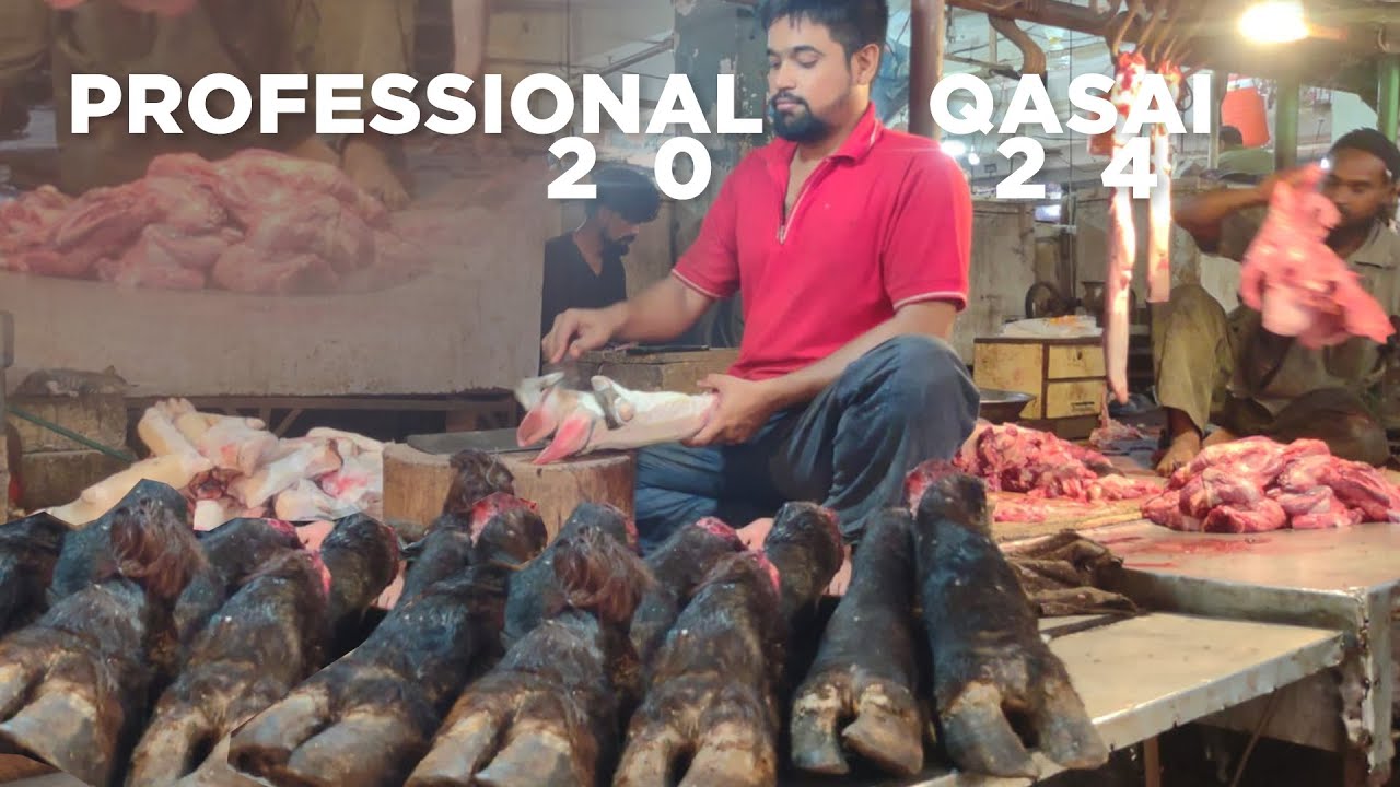 Professional Qasai Rates 2024 | Liquatabad Meat Market | Eid al-Adha ...