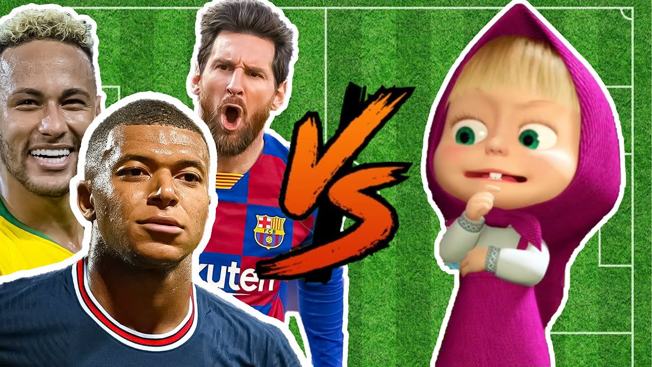 Mbappe-Messi-Neymar vs Masha🔥💪 - YouTube