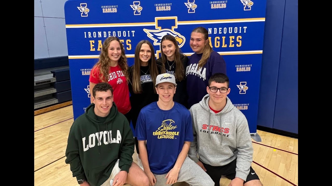 IHS Athletics Signing Ceremony! - YouTube