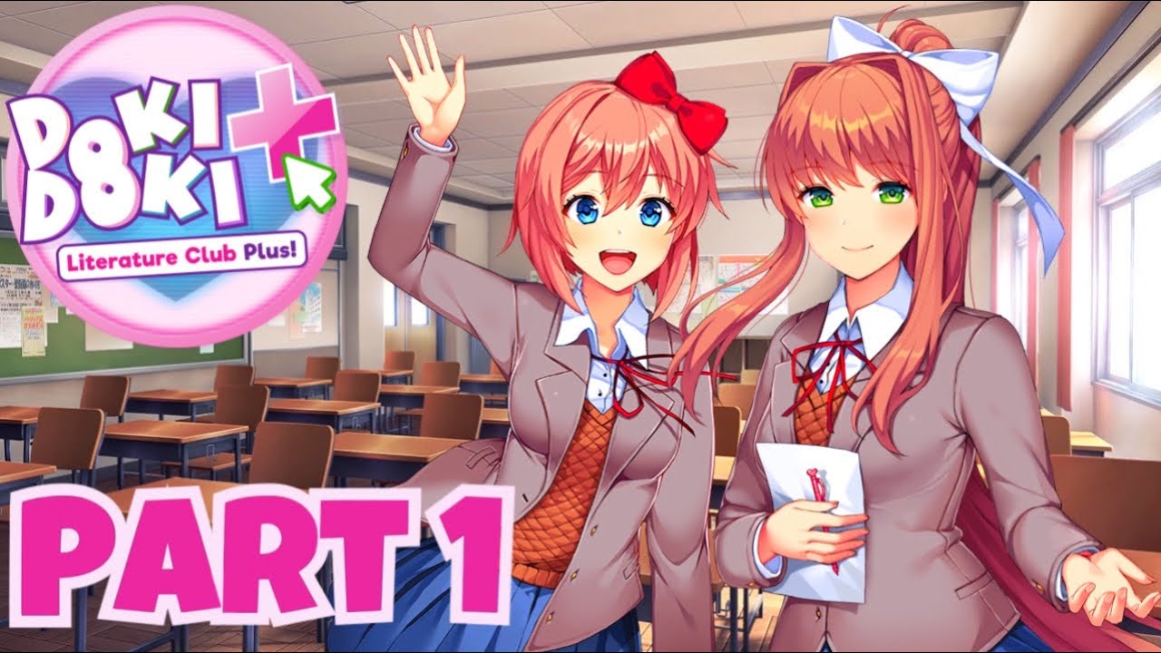 Welcome To The Literature Club! Gobby Plays DDLC Plus! Gameplay! (Part ...