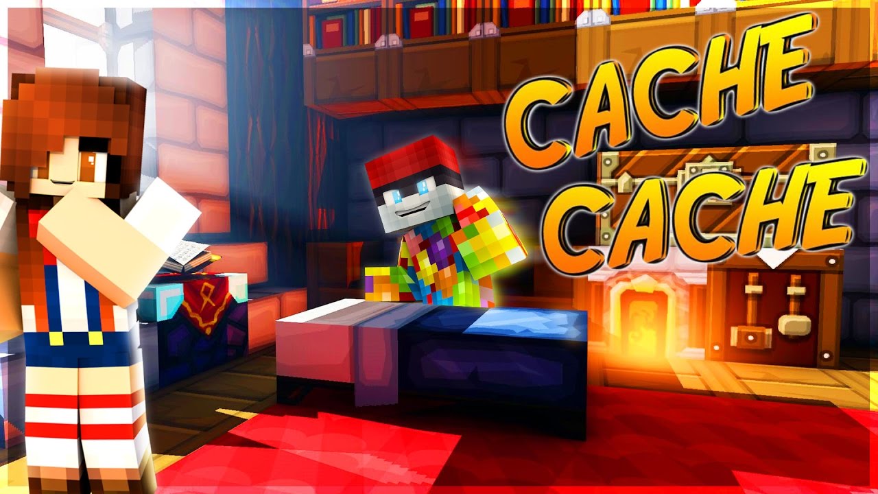 CACHE CACHE MINECRAFT | JE ME CACHE DANS LA CHAMBRE D'UN ABONNE - YouTube
