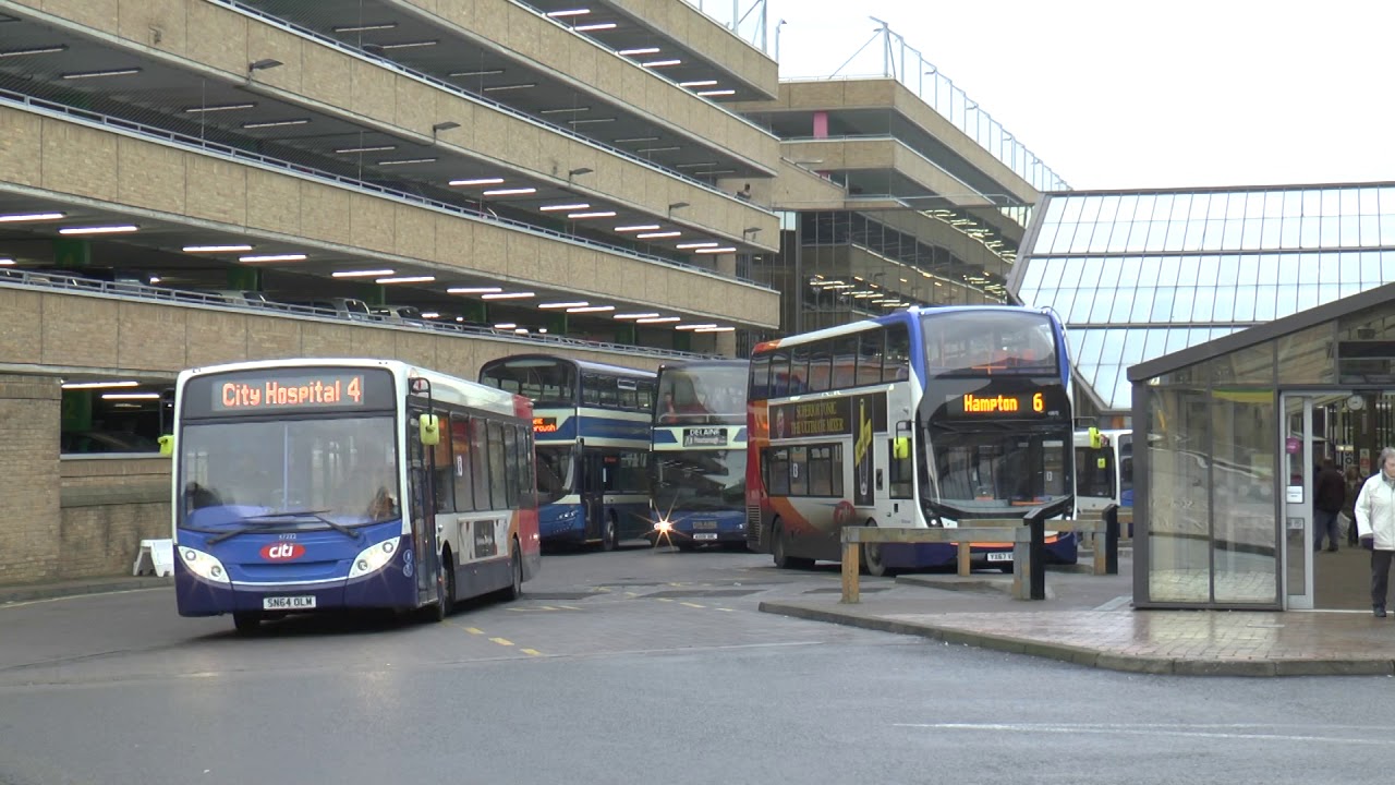 PETERBOROUGH BUS STATION DEC 2017 - YouTube