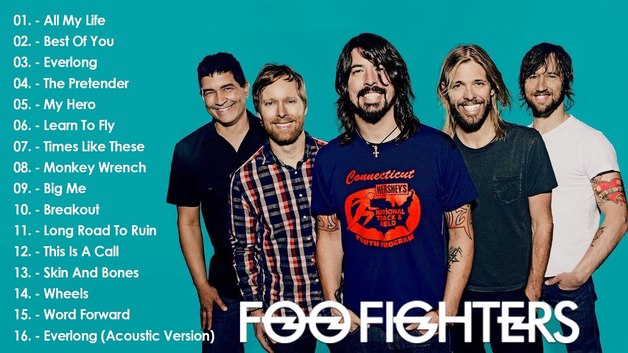 FooFighters - Greatest Hits Full Album - Grandes Éxitos Álbum Completo ...