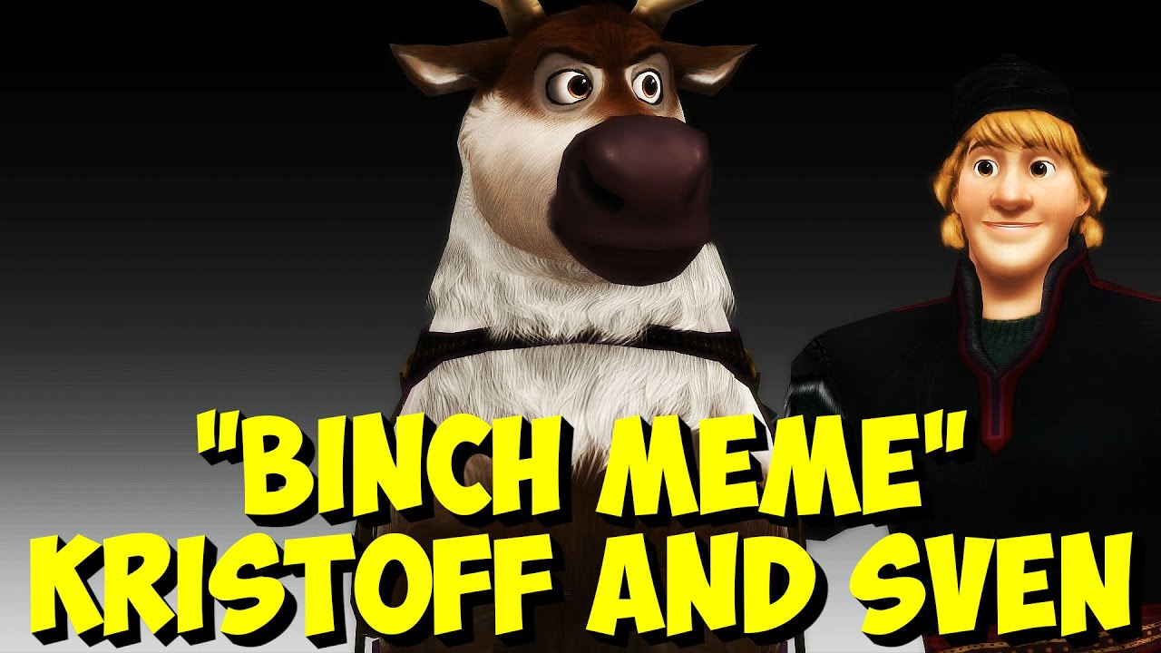 MMD Frozen 2 – “Binch Meme” Kristoff and Sven funny animation animated ...