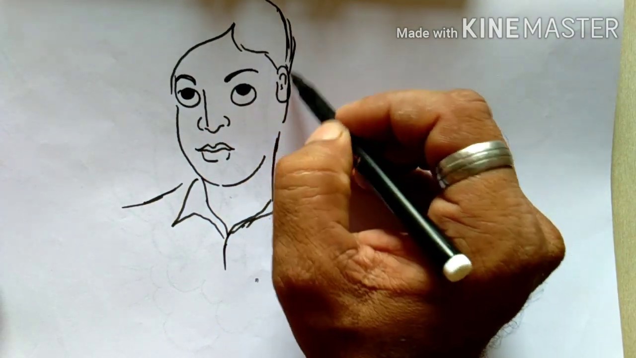 B O Y लिखकर लड़के का चित्र बनाना सीखें How to draw a boy | letter to ...