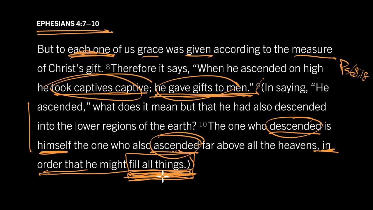 How Does Christ Fill All Things? Ephesians 4:7–10, Part 4 - YouTube