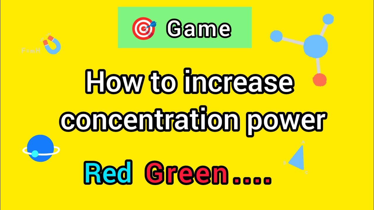 How to increase mind power | colour game 🎯 @SeeKen - YouTube