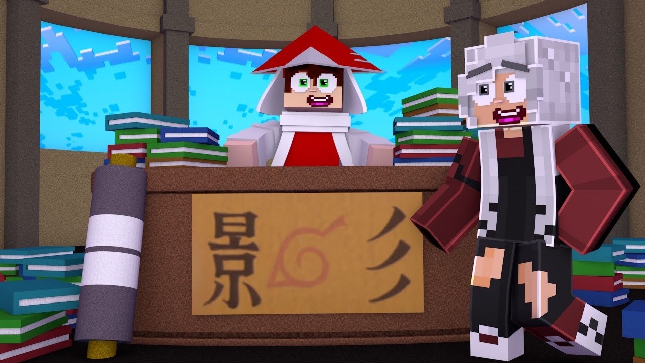 VIREI O NOVO HOKAGE de KONOHA 𝗡𝗢 NARUTO de MINECRAFT POCKET EDITION ...