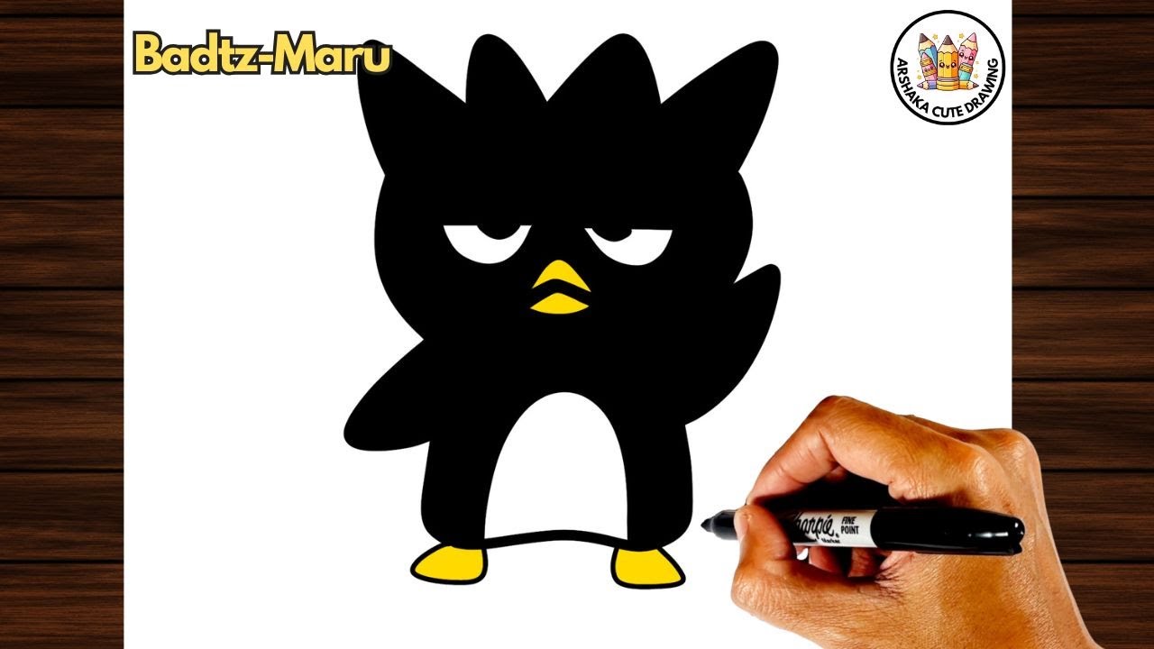Drawing Cute Badtz-Maru Easy Step by Step | How to Draw Sanrio ...