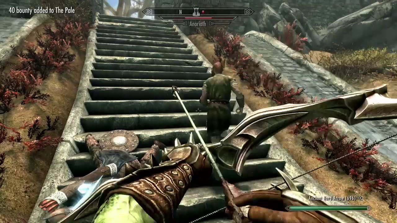 Skyrim: Anoriath has had enough - YouTube