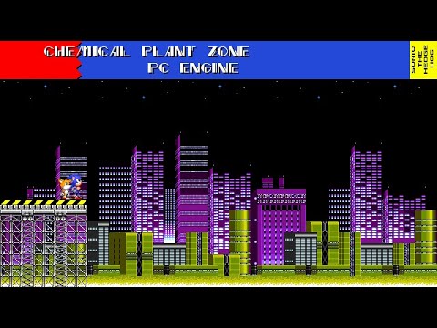 Sonic the Hedgehog 2 - Chemical Plant Zone (PC Engine - HuC6280A) - YouTube