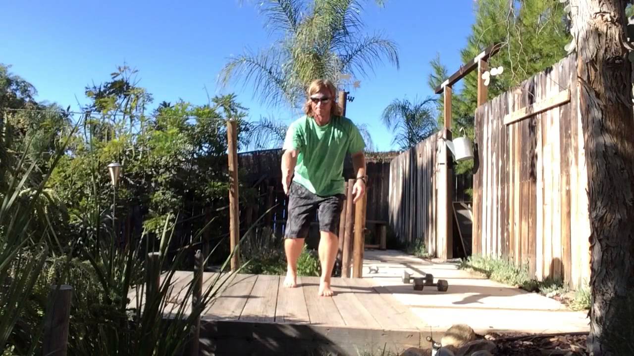 Single Leg toe touchdown 3-D Pendy Swings - YouTube