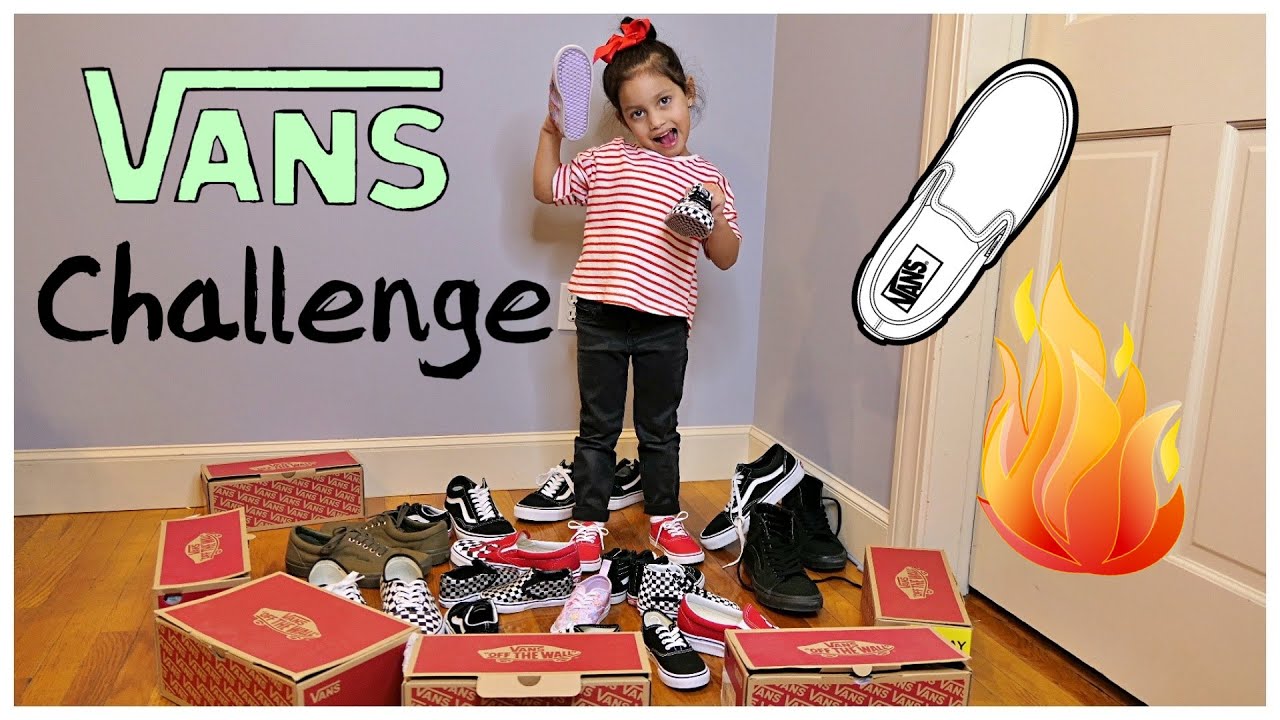 TESTING THE VANS CHALLENGE WITH OUR HUGE VANS SNEAKER COLLECTION ...