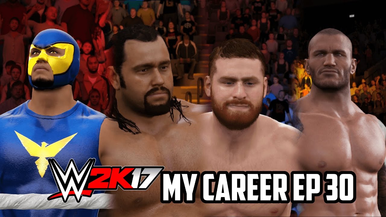 Wwe 2k17 My Career Ep 30 Big Fatal 4 Way Match And A Brawl Wwe 2k17