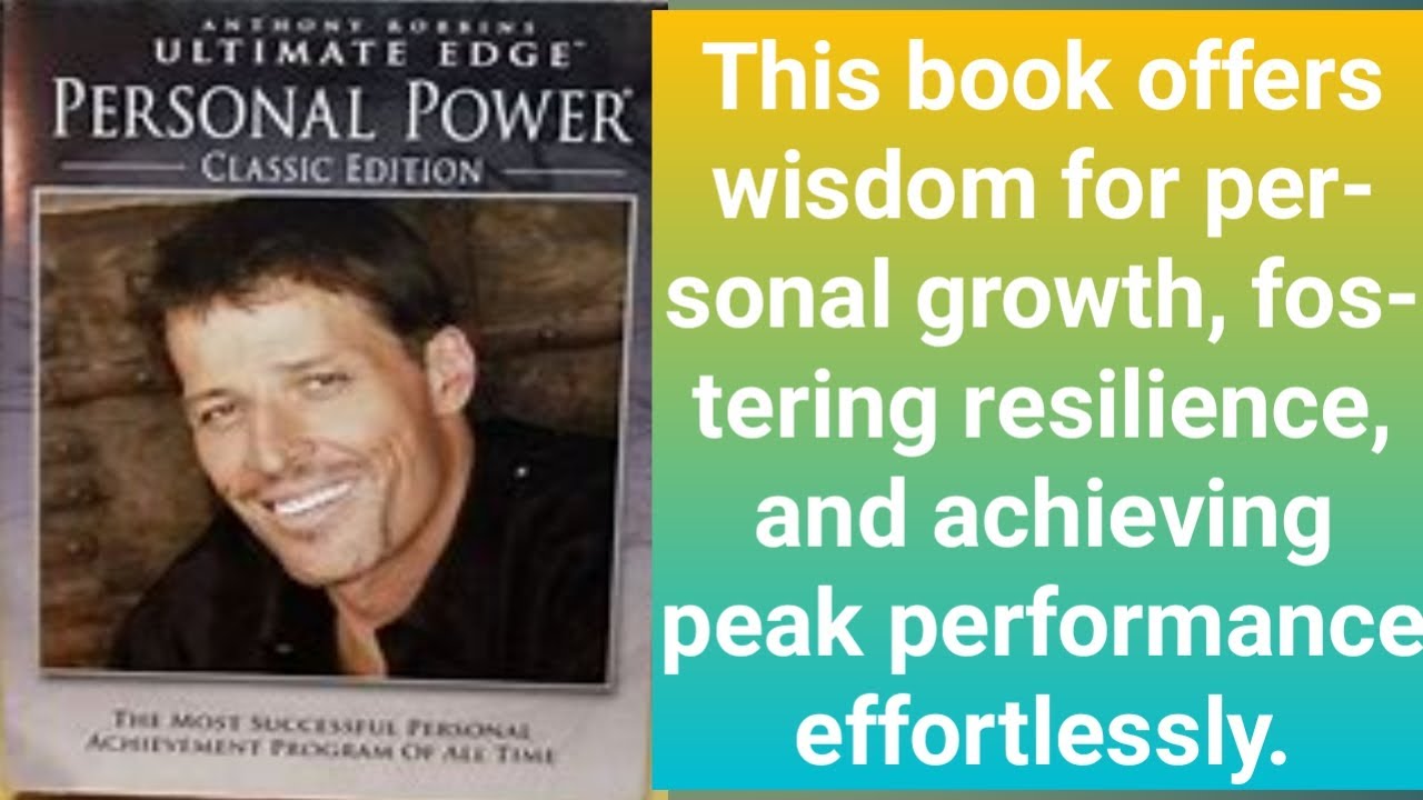 Ultimate Edge by Tony Robbins , A real Motivator = A Review - YouTube