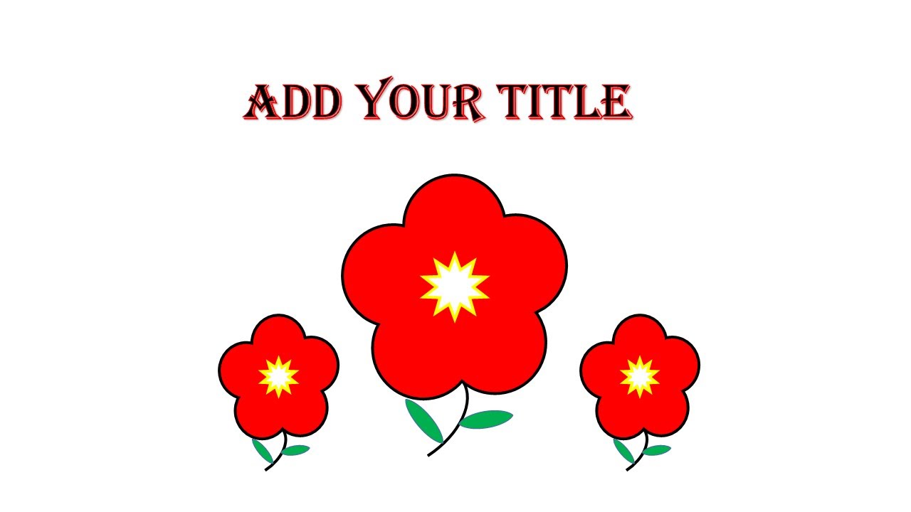 Creating Flower Shape in a very easy way in PowerPoint! - YouTube