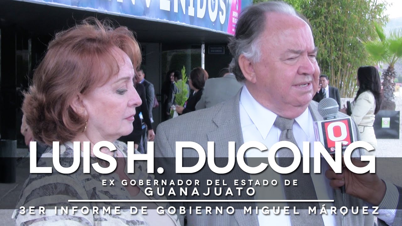 Luis H. Ducoing, ex gobernaodr de Guanajuato - 3er informe de Gobierno ...