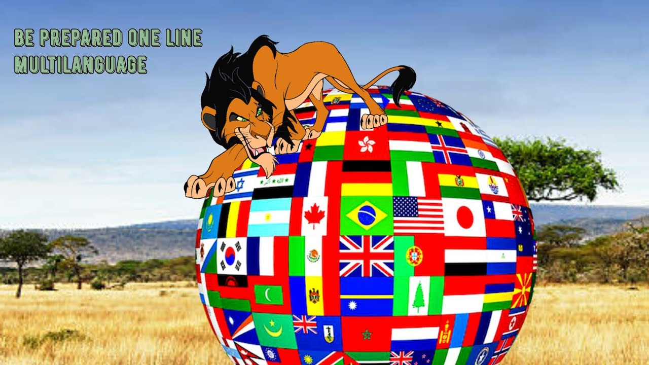 Be prepared one line multilanguage (42 languages - Fandubs included ...