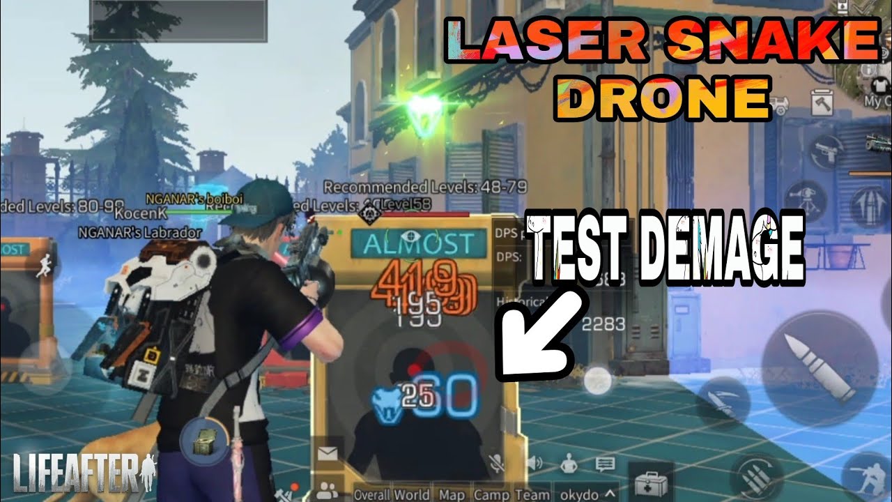 Laser Snake Drone || Test Demage LSS,RSG,FAMAS || WORTH IT KAH DI BELI ...