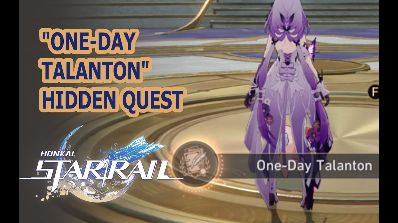 One-Day Talanton Quest & Achievement | Honkai Star Rail - YouTube