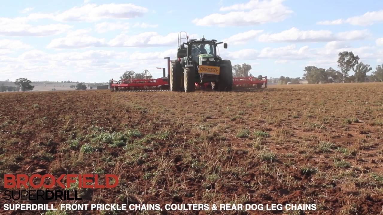 SuperDrill - Prickle Chains, Coulters and Dog Leg Chains - YouTube